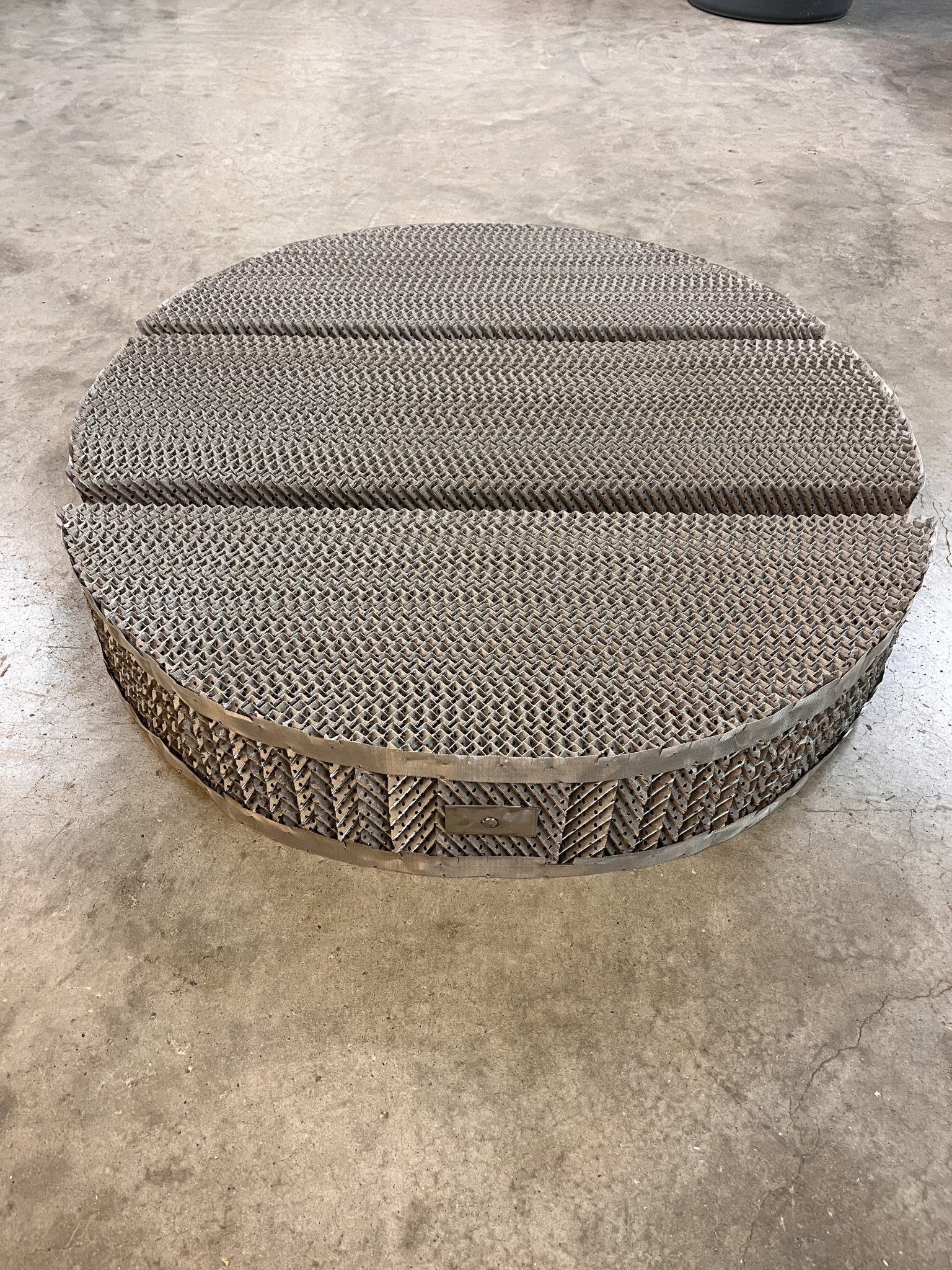 HETP, Inc. Structured Wire Gauze Packing - High Efficiency Tower ...